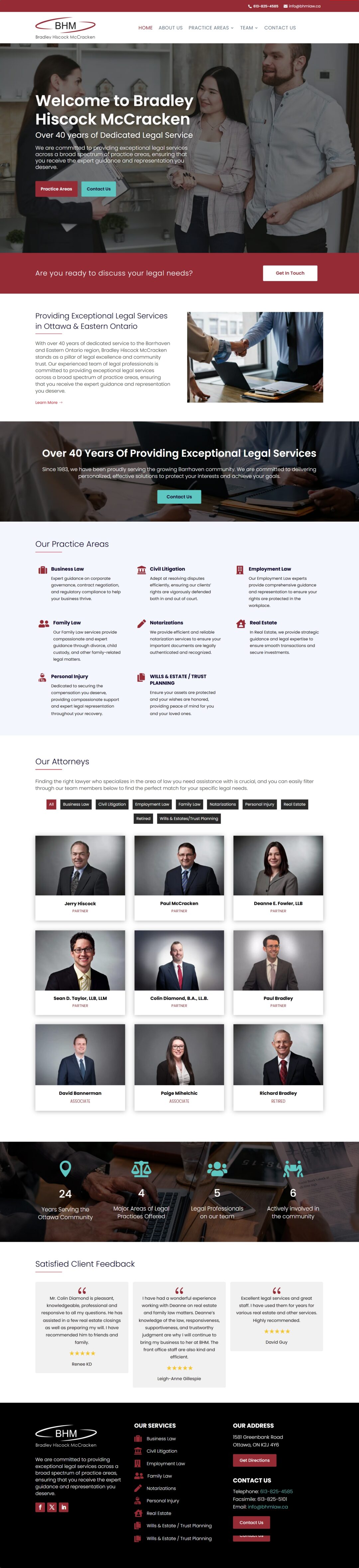 Bradley Hiscock McCracken Law Office - Diskdaddy Software & Web Development Inc.